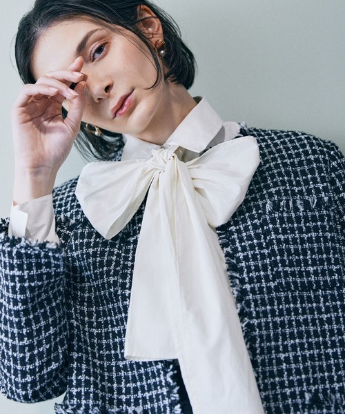 Andemiu（アンデミュウ）の「ビックボウタイブラウス126275（シャツ/ブラウス）」 - WEAR