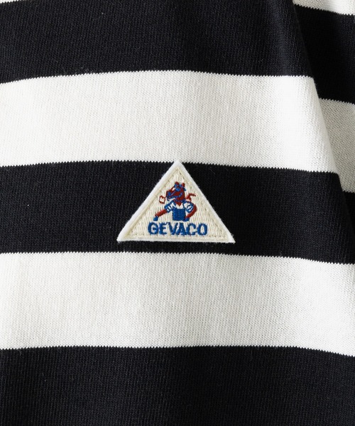 GEVACO（ゲバコ）の「【GEVACO/ゲバコ】ヘヴィー天竺ワイドボーダーラガーシャツ（シャツ/ブラウス）」 - WEAR
