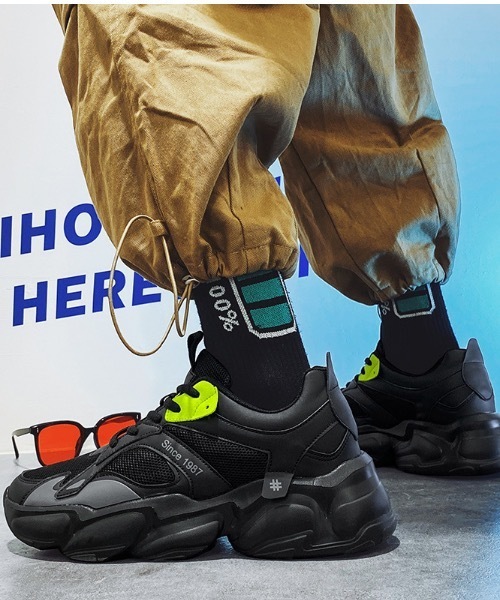 Burner（バーナー）の「【OKUOKU 0909】ソールデザイン ダッドスニーカー oku-shoes-62-69（スニーカー）」 - WEAR