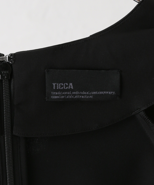 IENA（イエナ）の「TICCA/ティッカ ツイストスリーブOP ワンピース 0243407162（ワンピース）」 - WEAR