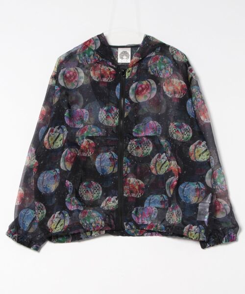 ScoLar（スカラー）の「152614：ランタン・コラージュ・スカラーちゃん柄 オーガンジーパーカー（パーカー）」 - WEAR