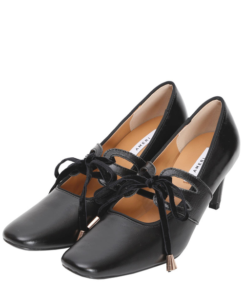 AMERI（アメリ）の「CUTWORK LACE UP PUMPS（パンプス）」 - WEAR