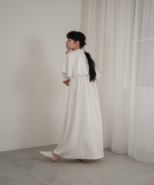 I_am（アイアム）の「flare cape tuck op（ワンピース）」 - WEAR