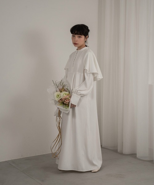 I_am（アイアム）の「flare cape tuck op（ワンピース）」 - WEAR