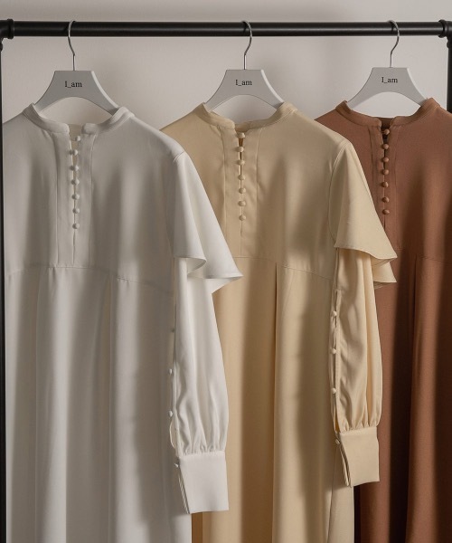 I_am（アイアム）の「flare cape tuck op（ワンピース）」 - WEAR