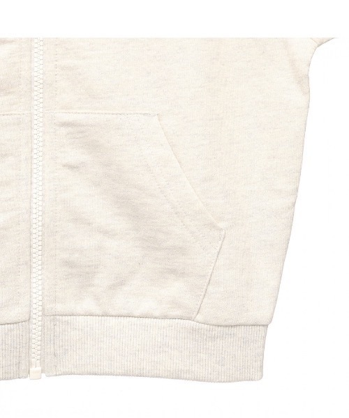 ROXY（ロキシー）の「MINI ROXY ZIP/ロキシーキッズラメ入り刺繍ブランドロゴ裏毛ジップアップパーカー（スウェット）」 - WEAR