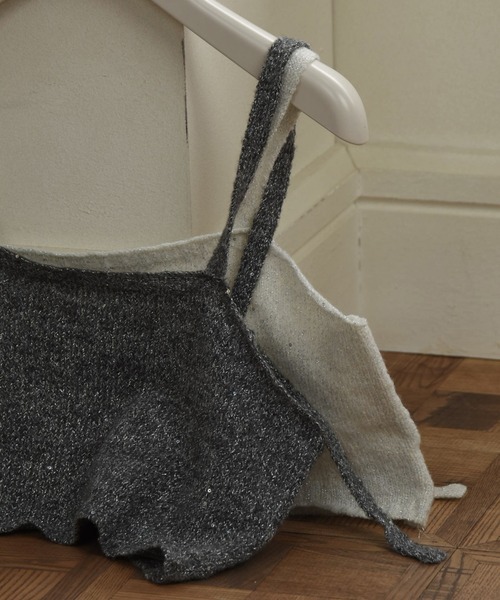 lawgy（ラウジー）の「lame knit bustier（ベスト）」 - WEAR