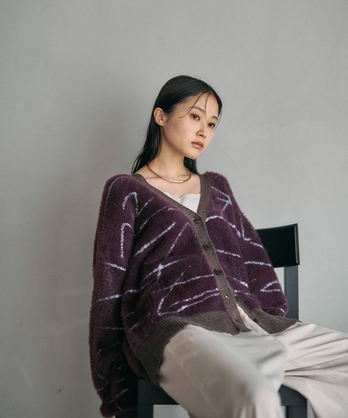 LEPSIM（レプシィム）の「7ゲージスケッチラインカーディガン 587872（カーディガン/ボレロ）」 - WEAR