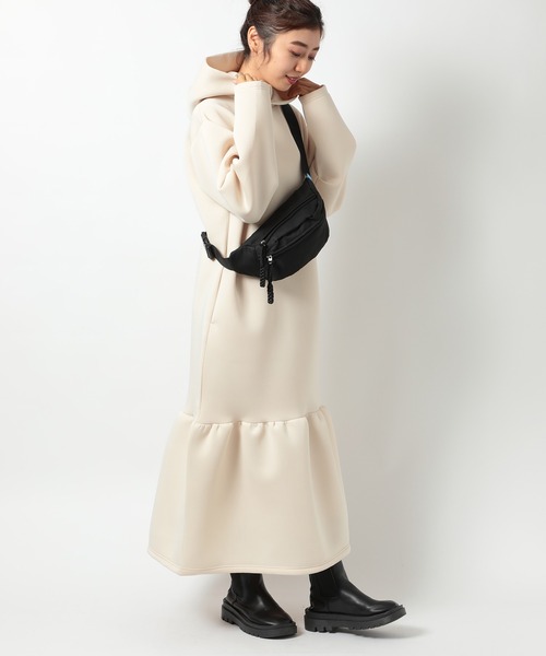 SETUP7（セットアップセブン）の「【SETUP7】ダンボールニットフーディーワンピース trc（ワンピース）」 - WEAR