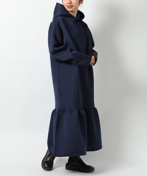 SETUP7（セットアップセブン）の「【SETUP7】ダンボールニットフーディーワンピース trc（ワンピース）」 - WEAR