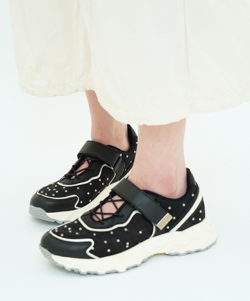 Lucida（ルシーダ）の「【25SS新作】ジュエルベルクロスニーカー/Wazn（スニーカー）」 - WEAR