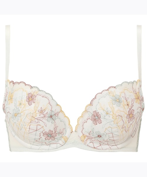 AMOSTYLE BY Triumph（アモスタイルバイトリンプ）の「AMOSTYLEホープブラ ブラジャー ヴィンテージ ブロイダリー【Eカップ】AMST1392 WHU JX（ブラジャー ...