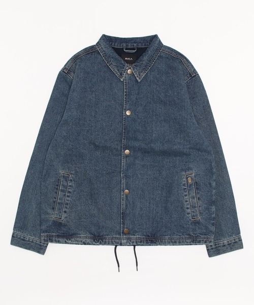 RVCA（ルーカ）の「RVCA メンズ EVERETT DENIM COACHES JACKET ジャケット【2022年秋冬モデル】/ルーカ ...