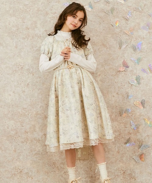 【セール】ピクトリアルプリントOP（ワンピース）｜axes femme POETIQUE（アクシーズファムポエティック）のファッション通販 - ZOZOTOWN