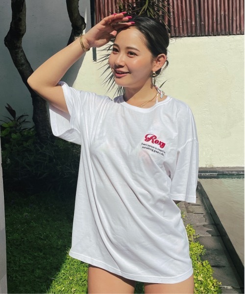 【セール】【ZOZO限定アイテム】ROXY VIBES TEE/ロキシーバックプリント半袖Tシャツ（Tシャツ/カットソー）｜ROXY（ロキシー）のファッション通販 - ZOZOTOWN