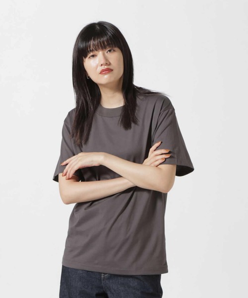 ATON（エイトン）の「ATON (エイトン) SUVIN60/2 CREWNECK T-SHIRT /クルーネックTシャツ/2023AW（Tシャツ/カットソー）」 - WEAR