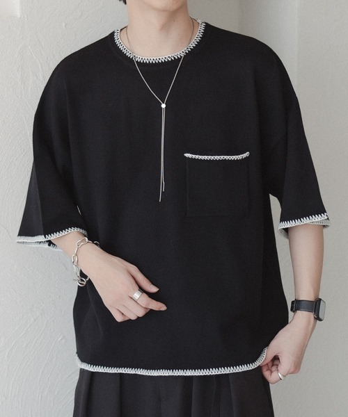 epnok（エプノック）の「ステッチニットTee（Tシャツ/カットソー）」 - WEAR