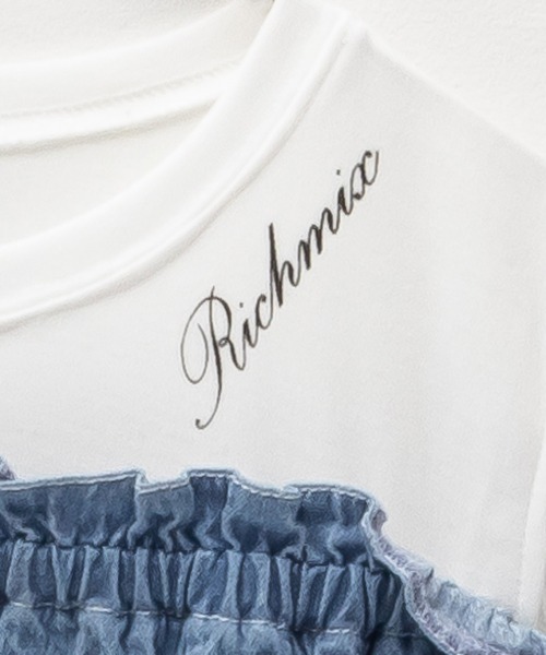 RICH MIX（リッチミックス）の「RICH MIX リッチミックス フェイクレイヤード スモックトップス（その他トップス）」 - WEAR