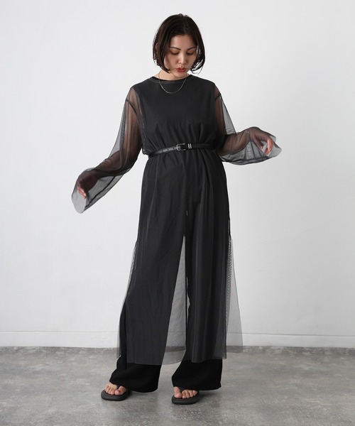 【セール】リバーシブルシャンブレーシアーネットワンピ（ワンピース）｜Floran（フローラン）のファッション通販 - ZOZOTOWN