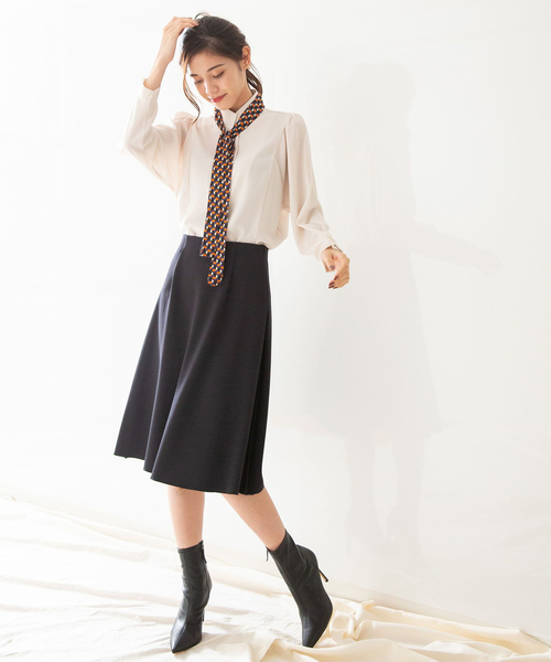 NARACAMICIE（ナラカミーチェ）の「トゥッカーノ柄タイ付長袖シャツ