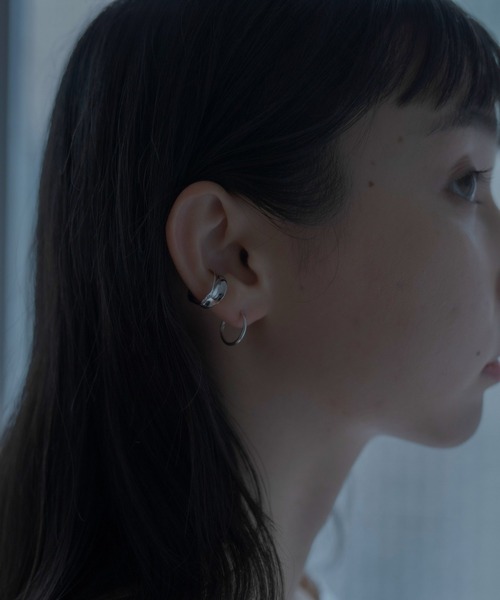tone（トーン）の「【novice】Pleat Ear Cuff（イヤーカフ）」 - WEAR