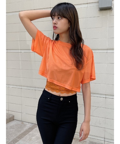 ENVYM（アンビー）の「シアーリラックスTee（Tシャツ/カットソー）」 - WEAR