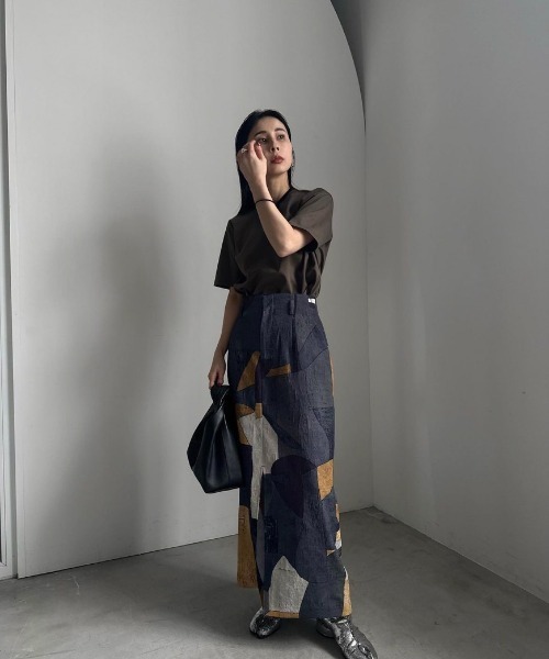 AMERI（アメリ）の「MEDI MURAL I LINE SKIRT（スカート）」 - WEAR