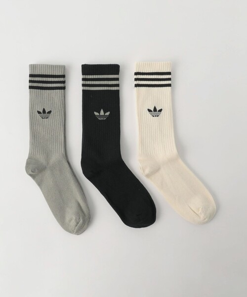 adidas Originals（アディダスオリジナルス）の「＜adidas Originals＞クルーソックス 3P /靴下 / キッズ ...