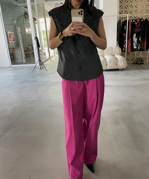 AMERI（アメリ）の「TENCEL DENIM STRAIGHT PANTS（その他パンツ）」 - WEAR