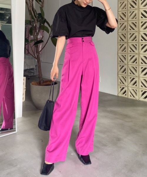 AMERI（アメリ）の「TENCEL DENIM STRAIGHT PANTS（その他パンツ）」 - WEAR