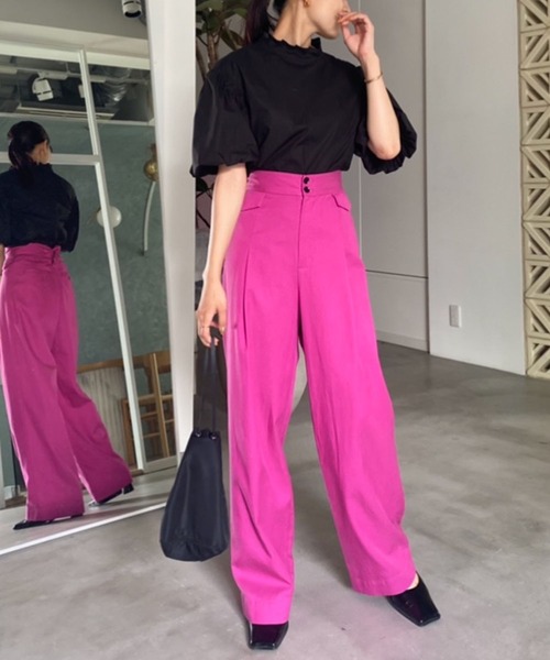 AMERI（アメリ）の「TENCEL DENIM STRAIGHT PANTS（その他パンツ）」 - WEAR