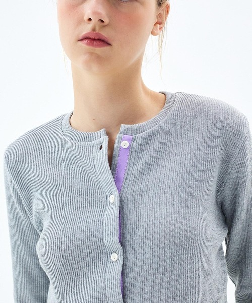 DEARSTALKER（ディアストーカー）の「DEARSTALKER／CHOVY KNITカーディガン 2170707（カーディガン/ボレロ ...