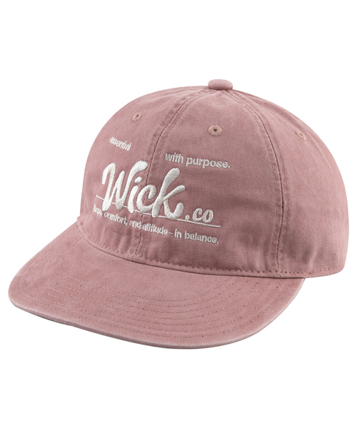 Purpose Smoke Wash Flat Cap - Pink（キャップ）｜WICK（ウィック）のファッション通販 - ZOZOTOWN