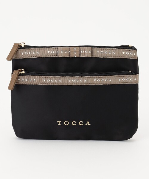TOCCA（トッカ）の「LOGO RIBBON POUCH ポーチ（ポーチ）」 - WEAR