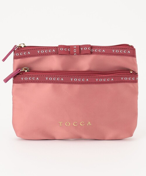 TOCCA（トッカ）の「LOGO RIBBON POUCH ポーチ（ポーチ）」 - WEAR