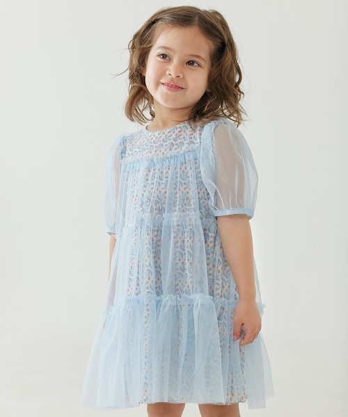 moimoln（モイモルン）の「フローラ＆オーガンジーワンピース（ワンピース）」 - WEAR