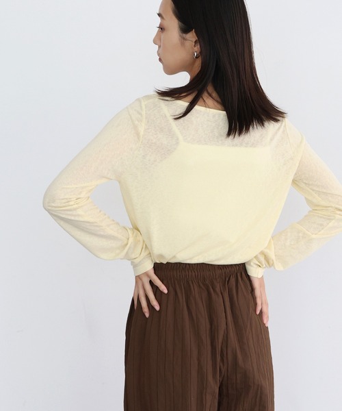 hellam（へラム）の「長袖スラブシアートップス（Tシャツ/カットソー）」 - WEAR