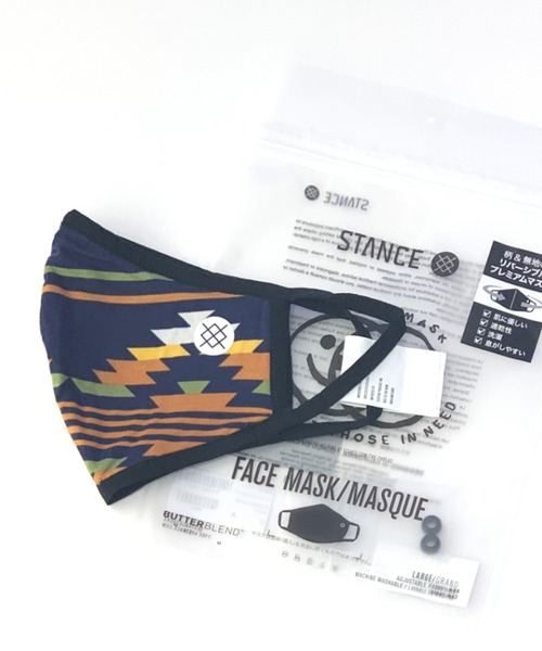 STANCE（スタンス）の「GUIDED MASK AH01C20GUI#NVY（マスク）」 - WEAR