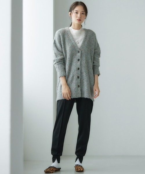 miclat（ミクラ）の「大きいサイズ リングヤーンカーディガン miclat（カーディガン/ボレロ）」 - WEAR