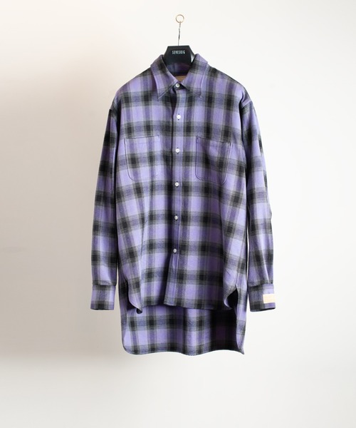 SEVESKIG（セヴシグ）の「SEVESKIG/セブシグ/Silk flannel Shirt（シャツ/ブラウス）」 - WEAR
