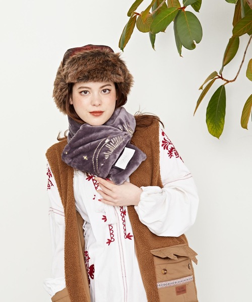 チャイハネ（チャイハネ）の「【チャイハネ】NOMADY 夜空ストール マフラー（マフラー）」 - WEAR