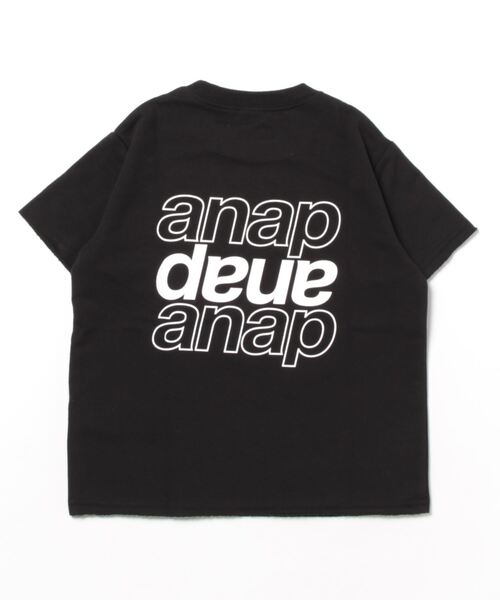 ANAP kids（アナップキッズ）の「anapボックスロゴビッグTシャツ【親子お揃い】（Tシャツ/カットソー）」 - WEAR