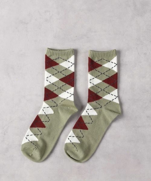 【セール】【BASIC SOCKS】アーガイル柄ソックス（ソックス/靴下）｜Right-on（ライトオン）のファッション通販 - ZOZOTOWN