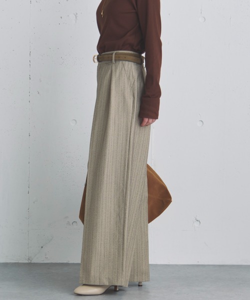セール】ストライプ2タックパンツ（その他パンツ）｜DOUX ARCHIVES