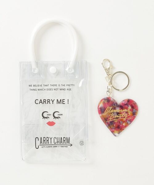 COMMON WARE（コモンウェアー）の「FT:CARRY CHARM キャリーチャーム / メッセージハートキーリング（キーホルダー ...