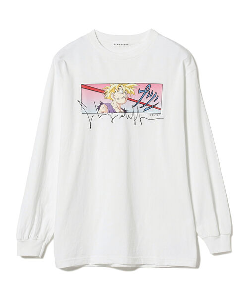 F-LAGSTUF-F（フラグスタフ）の「F-LAGSTUF-F × ドラゴンボール / DB × FS-01 "Gohan" LONG SLEEVE TEE（Tシャツ/カットソー）」 - WEAR