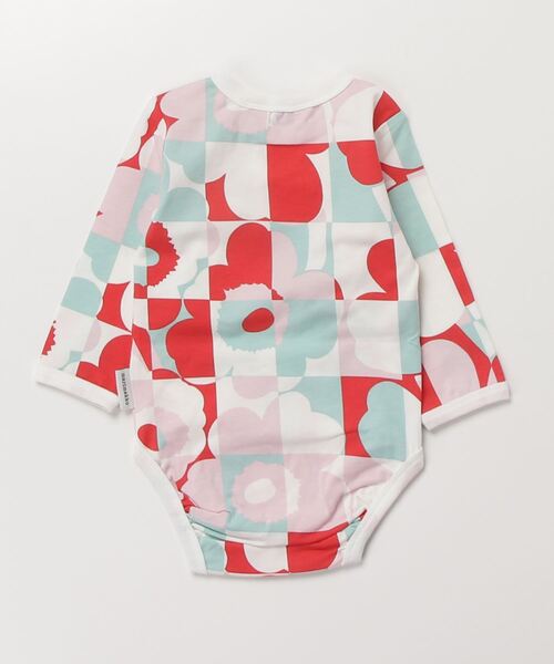 marimekko（マリメッコ）の「Ruutu Unikko / Vinde bodysuit（ロンパース）」 - WEAR