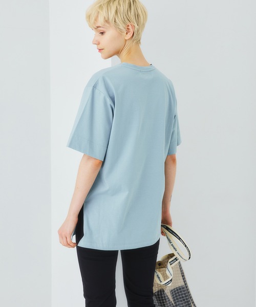 STUDIOUS（ステュディオス）の「【STUDIOUS】プレミアムシルクコットンハーフスリーブTシャツ（Tシャツ/カットソー）」 - WEAR