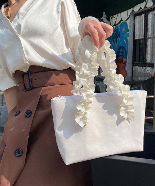 【セール】Mignonjour/フリルトートバッグ M2431（トートバッグ）｜Mignonjour（ミニョンジュール）のファッション通販 ...