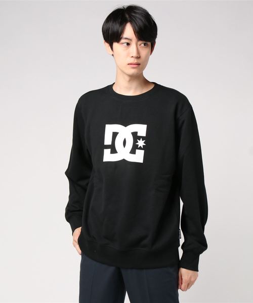 DC（ディーシー）の「DC SHOES 19 STAR CREW (BLACK)（スウェット）」 - WEAR